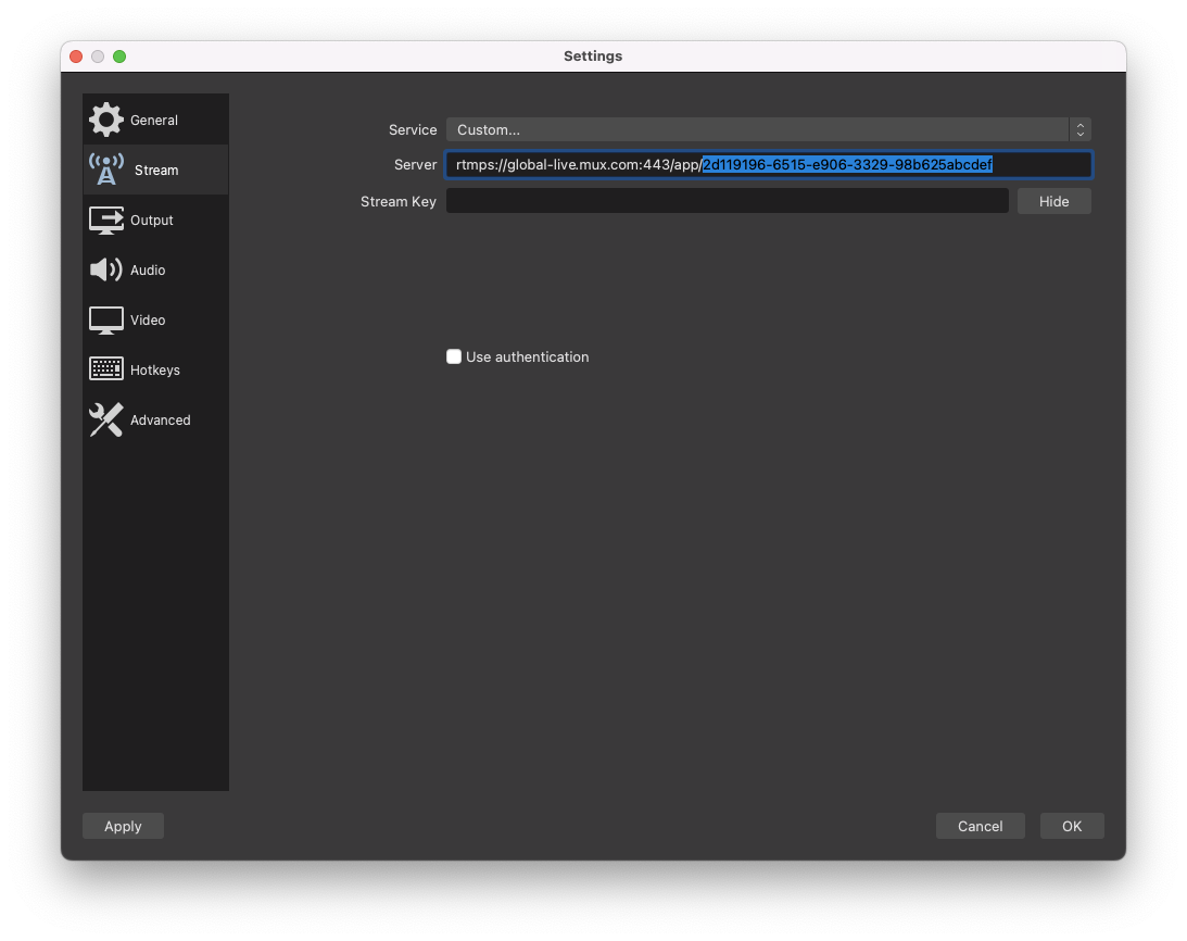 Pro Setup - Stream Using 3rd Party Software – LIVEBUY